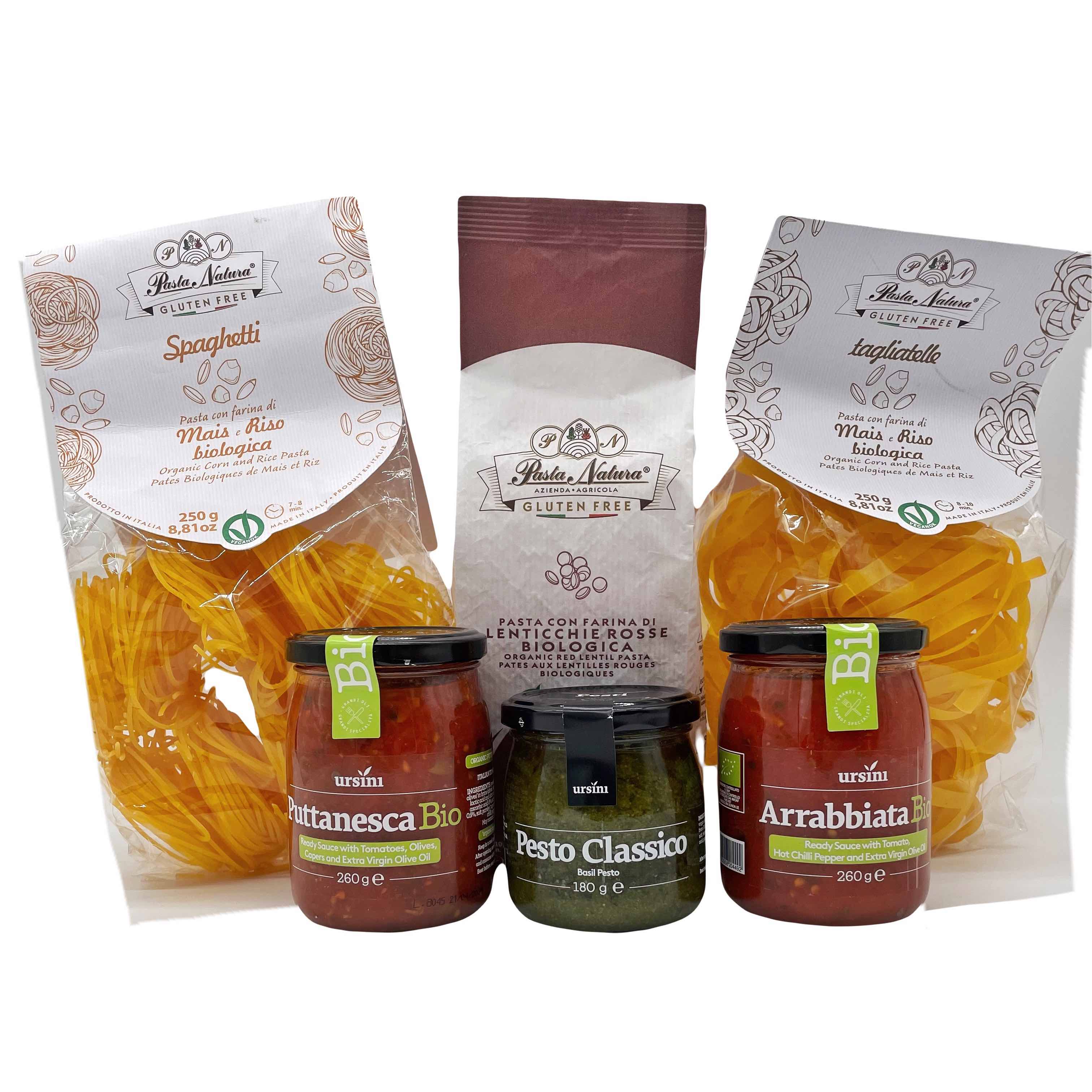 Indulge in Italian Culinary Delights: Gourmet Pasta and Sauces Gift Box ...