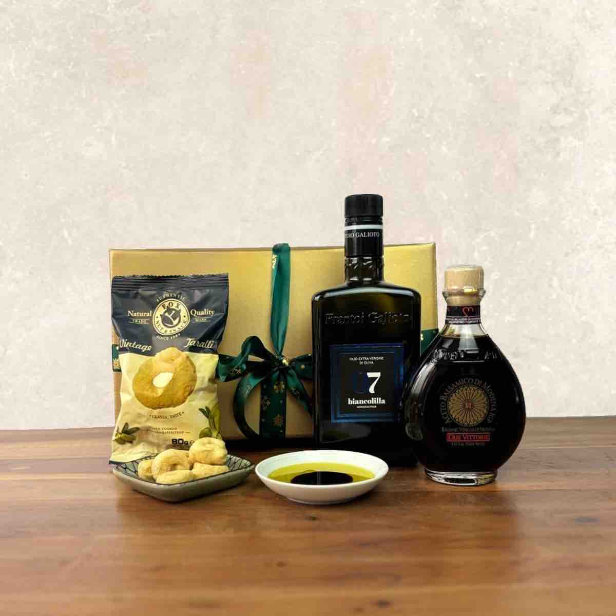 Italian Gift Box | Balsamic & Olive Oil Hamper
